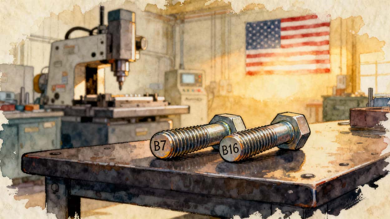 B7 vs. B16 Bolts: Choosing the Right High-Temp Alloy